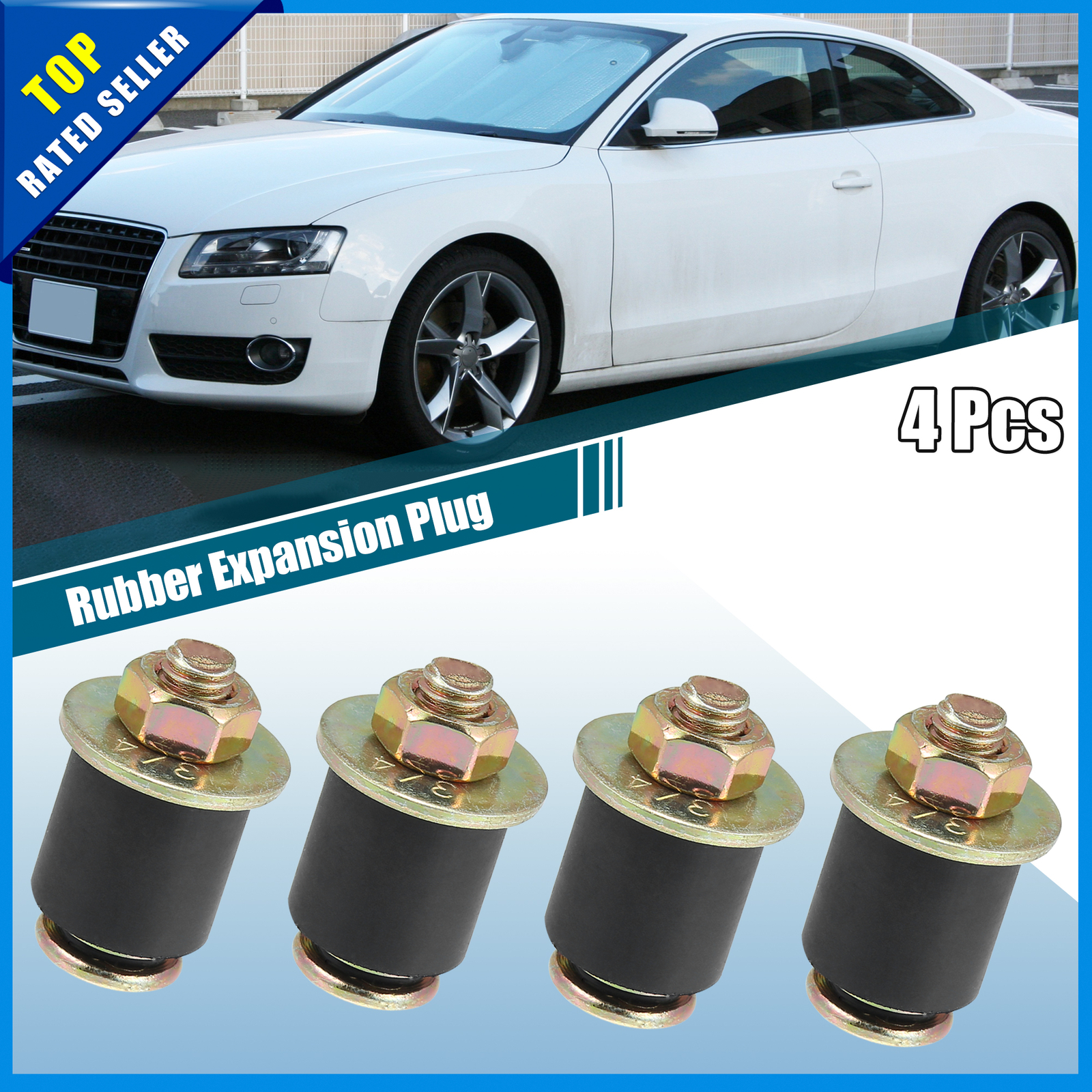 Car Rubber Freeze Plug Rubber Expansion Plug Fits 3/4" to 7/8" 19-22mm ...