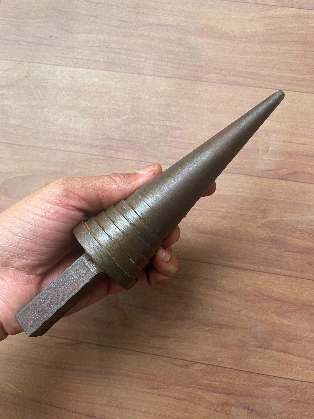 Vintage Silversmith blacksmith hardy Stepped cone Hard steel anvil 32. ...