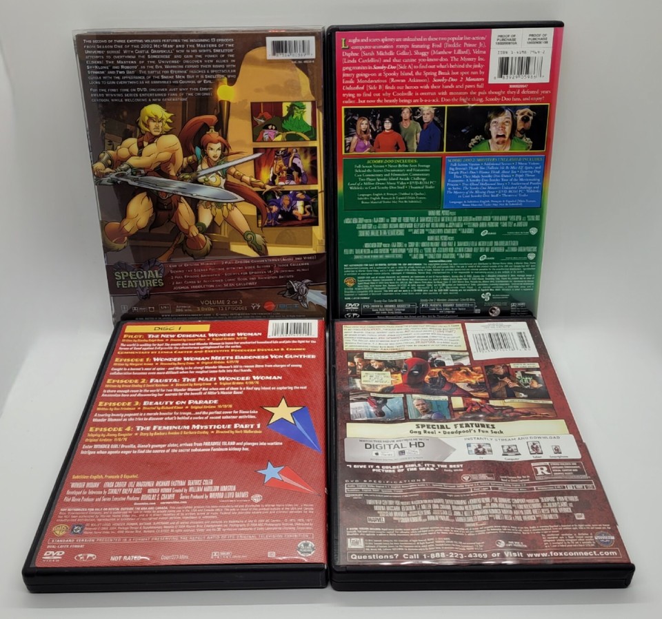 DVD Collection of 4 Movies/TV Shows complete w/cases | eBay