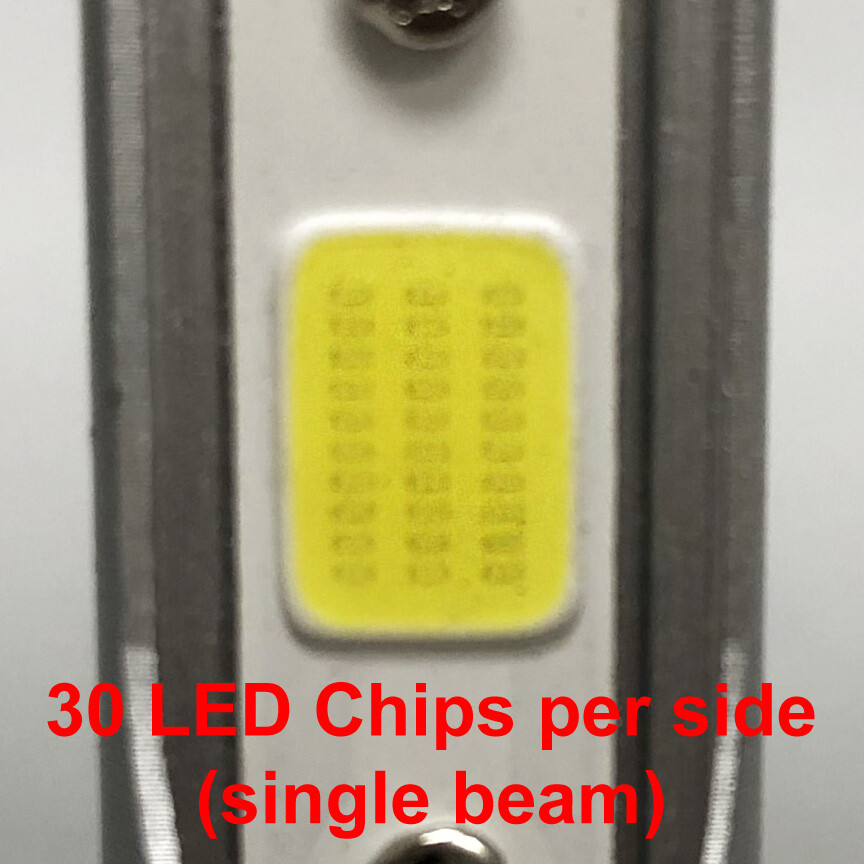 2 Bulbs GP Thunder LED Headlight 9006 HB4 6000K Low Beam Bulb White ...