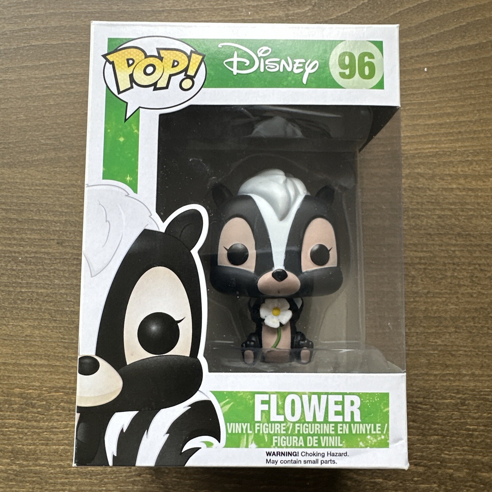 Funko Pop! Disney Bambi Flower the Skunk Vinyl Figurine Series 6 #96 ...