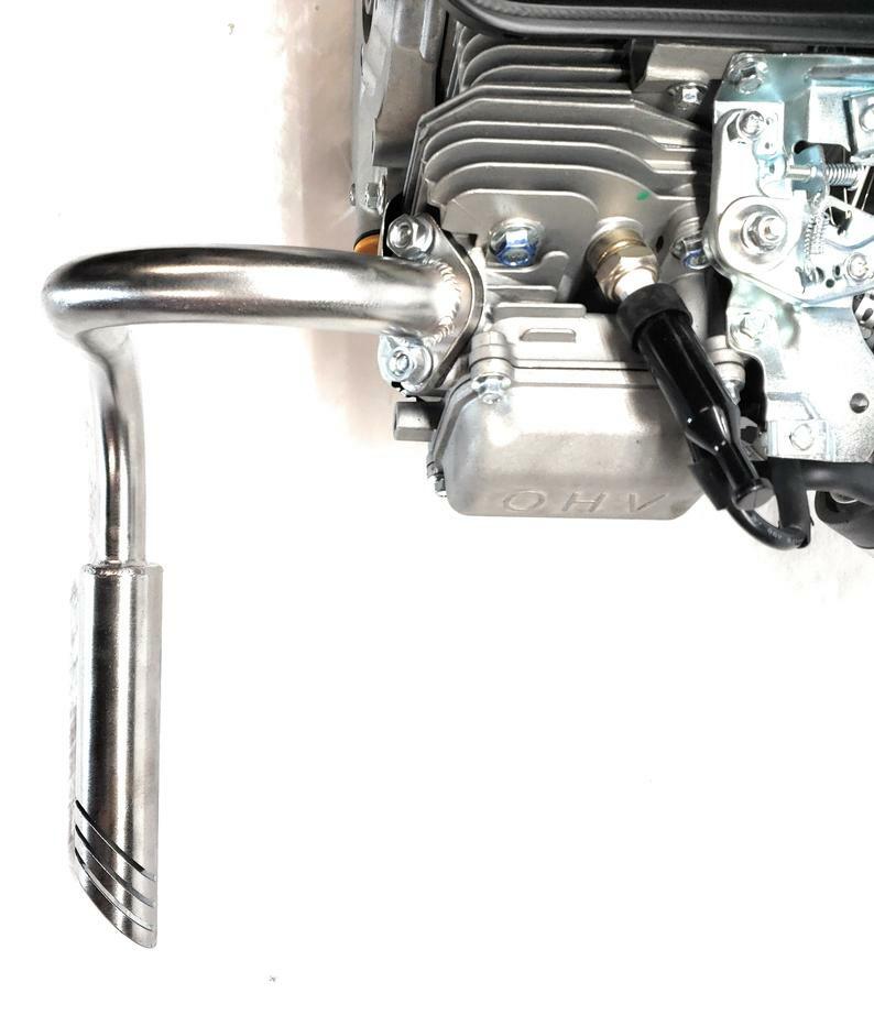 Mini Bike custom Exhaust Header Pipe for Predator 212cc, Honda GX160 ...