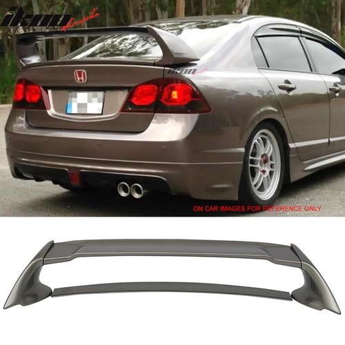 Fits 06-11 Honda Civic Mugen Style Trunk Spoiler Painted #NH701M Gray ...