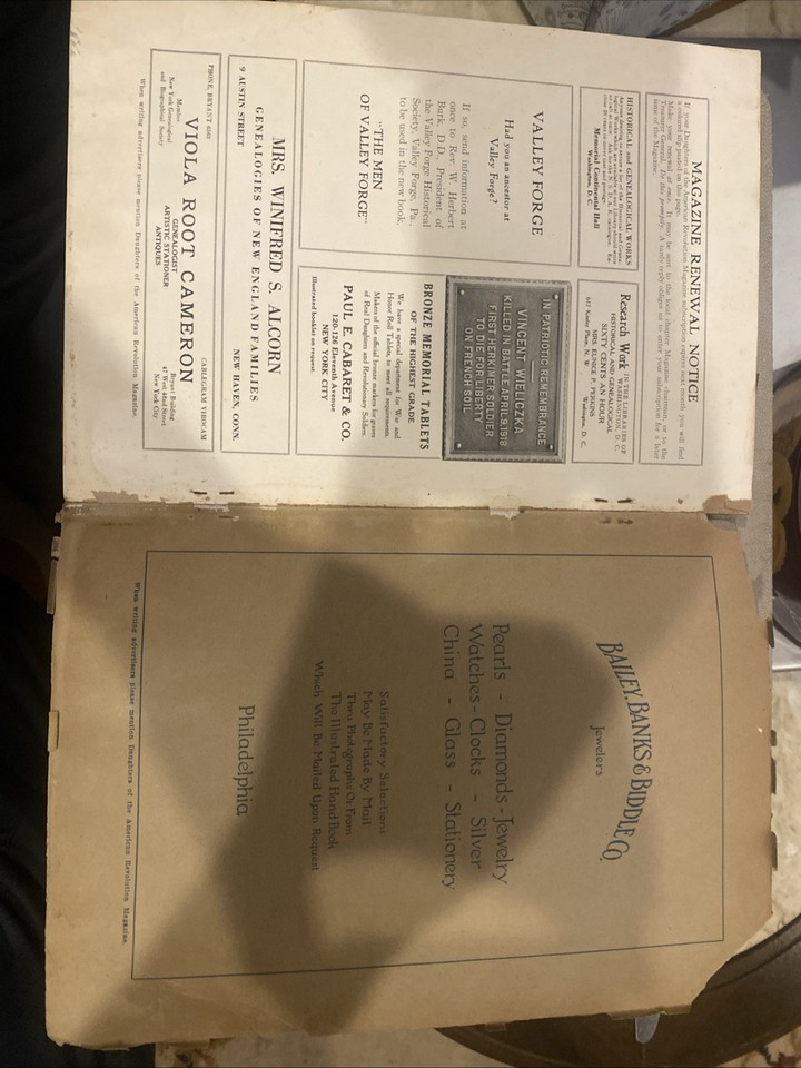 Vintage Daughters Of The American Revolution Magazine Vol. LIII Feb ...