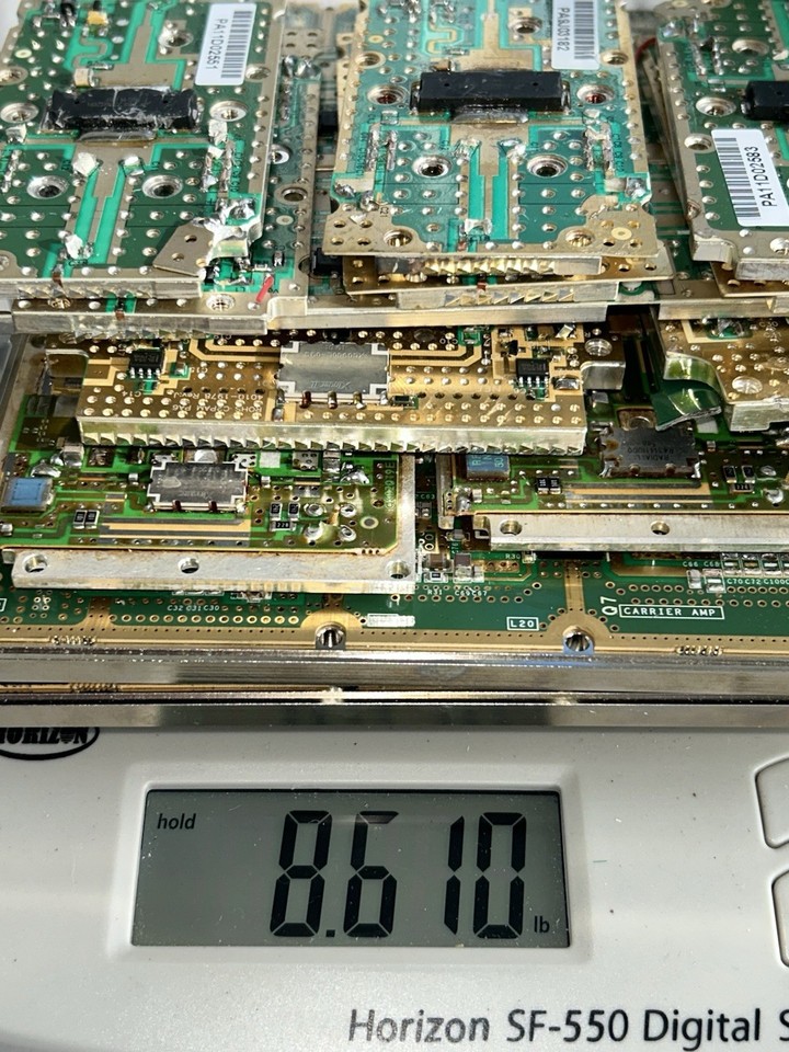 8.6 Lbs Gold Plated Telecom RF Circuit Boards For Recovery Scrap | eBay