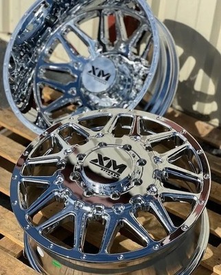 20'' inch Xtreme Mudder XM 900 Chrome Dually Wheels 10X225 Ford F550 ...