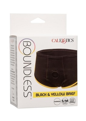 Boundless Brief - S/M - Black/Yellow | eBay
