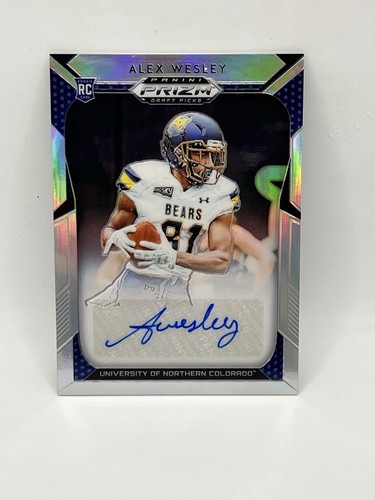 Alex Wesley Rookie Autograph Silver Prizm 2019 Panini-Draft Picks #294 ...