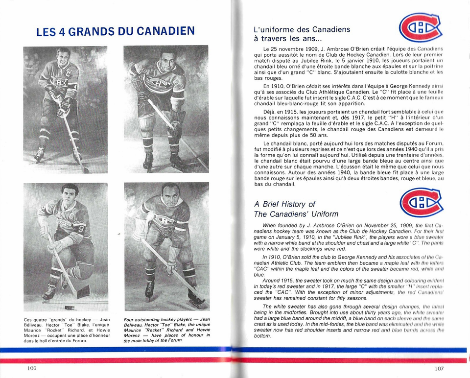 LES CANADIENS 1978-1979 - YEARBOOK - DRYDEN, LAFLEUR, LAMBERT, SAVARD ...