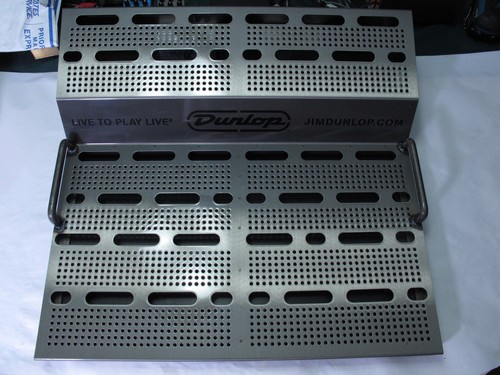 Jim Dunlop Effects Pedal Board - Stainless 3 Row 24" X 22" w/ MXR Power ...
