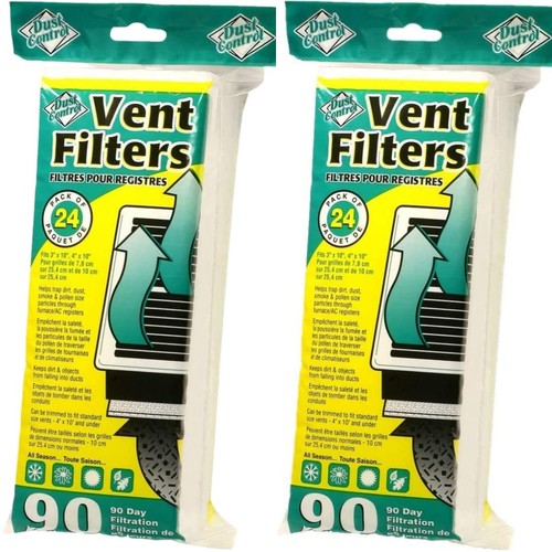 Vent Filters - Pack of 48 | Traps Dirt, Dust, Smoke, Pollen Size ...