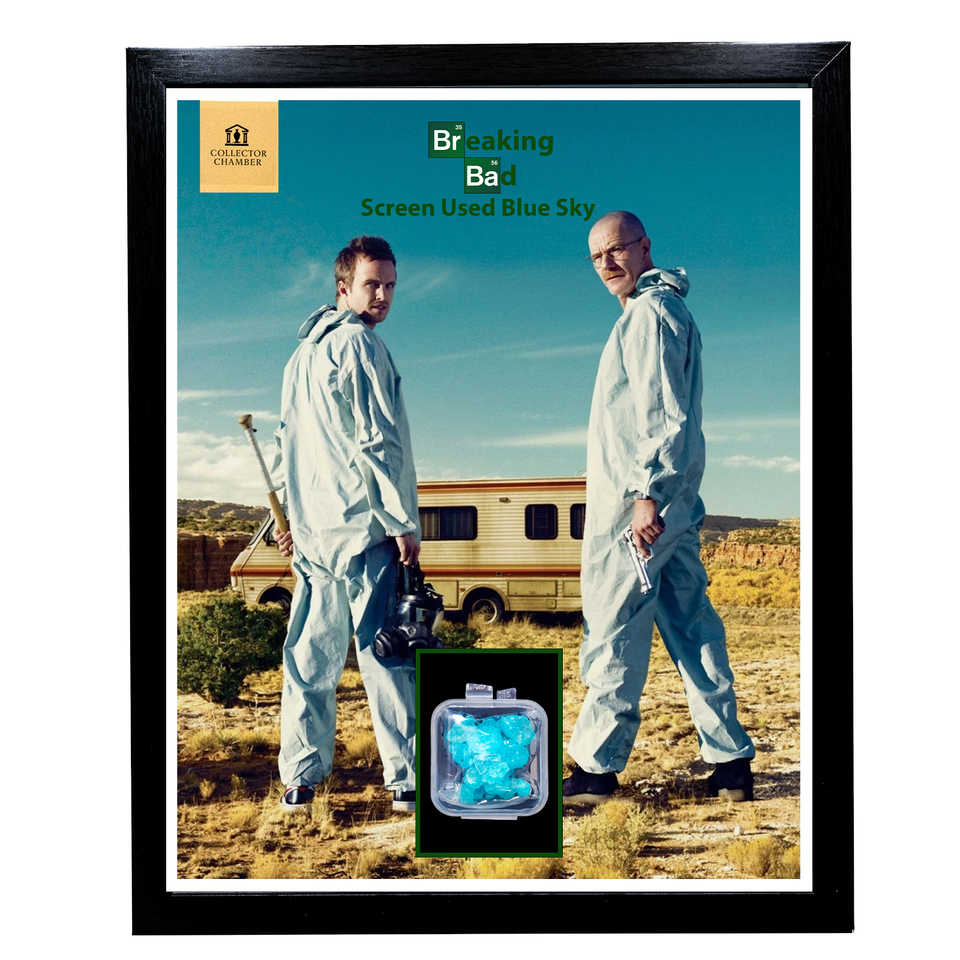 Breaking Bad RARE Screen Used Blue Sky Meth Prop 3.5 Grams w/ COA ...