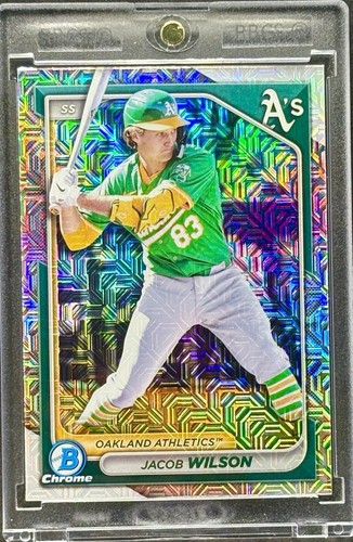 Jacob Wilson RARE ROOKIE RC MOJO REFRACTOR INVESTMENT CARD SSP ...