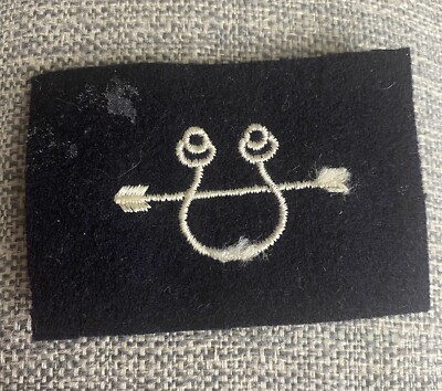 W-2 USN SONAR TECHNICIAN ST STRIKER RATING SLEVEE PATCH-BLACK WOOL | eBay