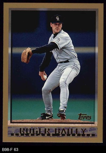 1998 Topps #63 Roger Bailey Rockies 8 - NM/MT | eBay