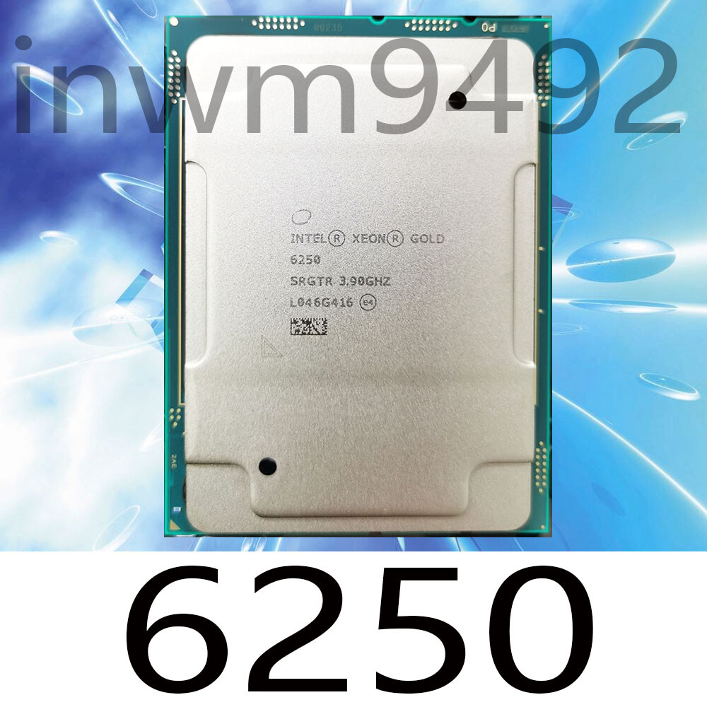 Intel Xeon Gold 6250 8-core 16-thread 3.9ghz LGA 3647 CPU processor | eBay