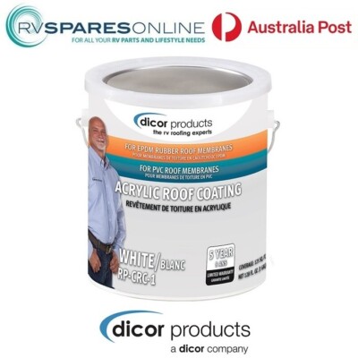 Brand New Dicor Roof Rubber Acrylic Coating Kit Part 2 -Motorhomes ...