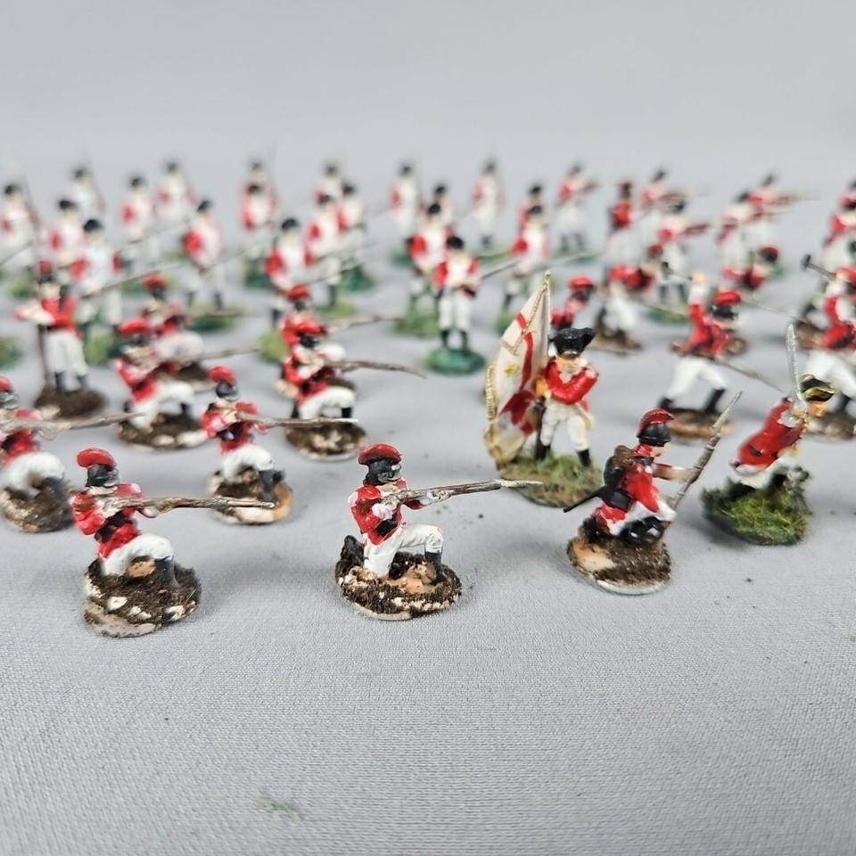 15mm Napoleonic British Infantry Lot (68) Miniature Military Figures ...