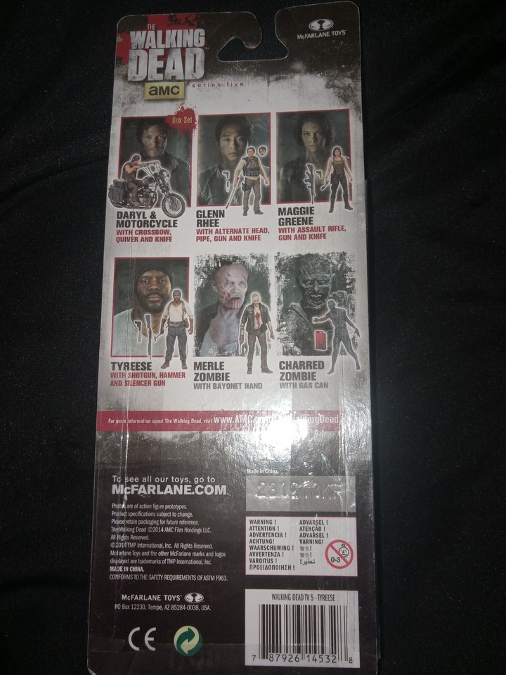 The Walking Dead CHARRED ZOMBIE action figure Series 5 McFarlane NIB ...