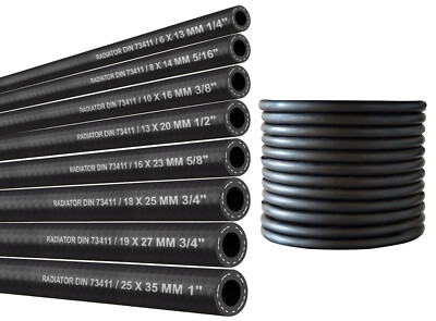 EPDM Gummi KFZ Kühlerschlauch Kühlwasserschlauch Heißwasserschlauch DIN ...