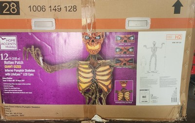 12 foot inferno skeleton home depot | eBay