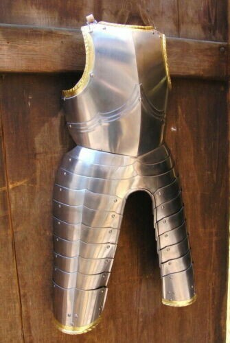 HMB Medieval Knight Gothic Cuirass Chest Plate Armor Breastplate W ...