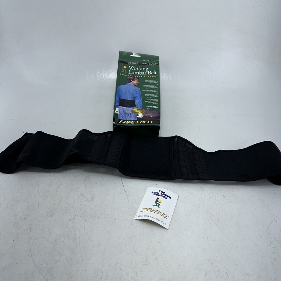Occupational Safety Working Lumbar Belt Safe-T-Belt Quality Back ...