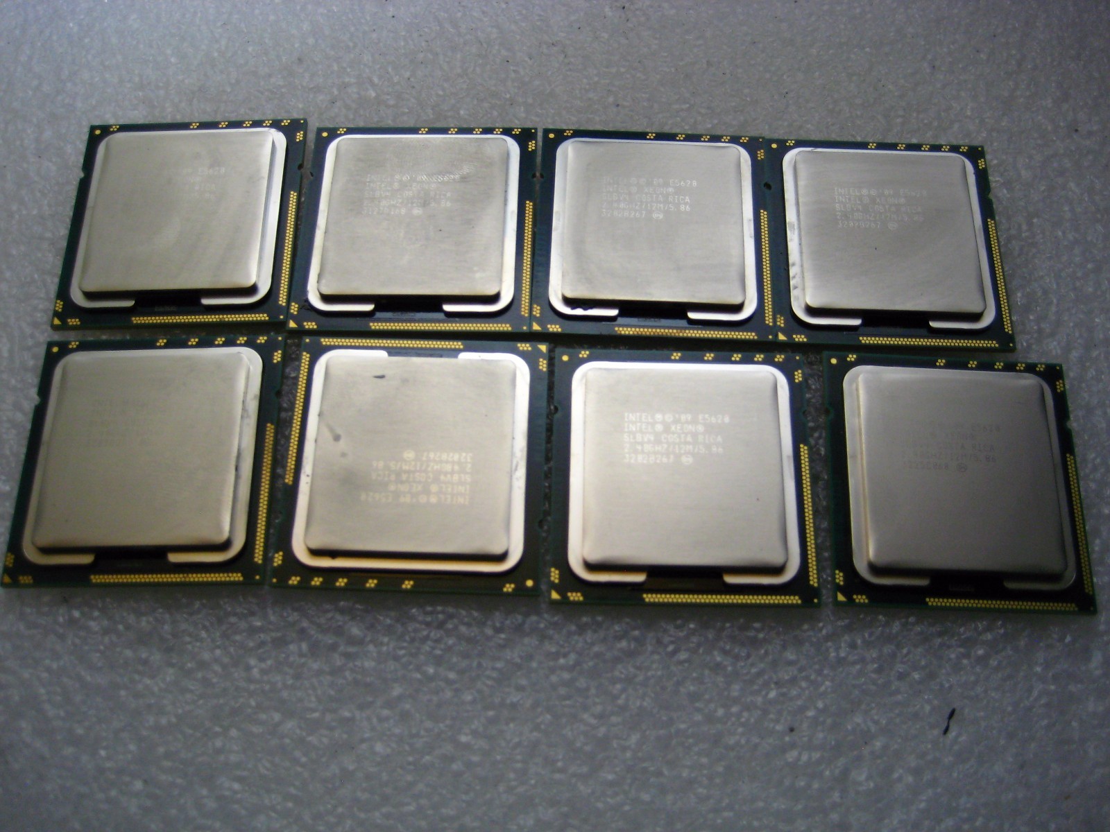 Intel Xeon E5620 Quad-Core 2.40GHz SLBV4 CPU Processors (Lot of 8) # ...
