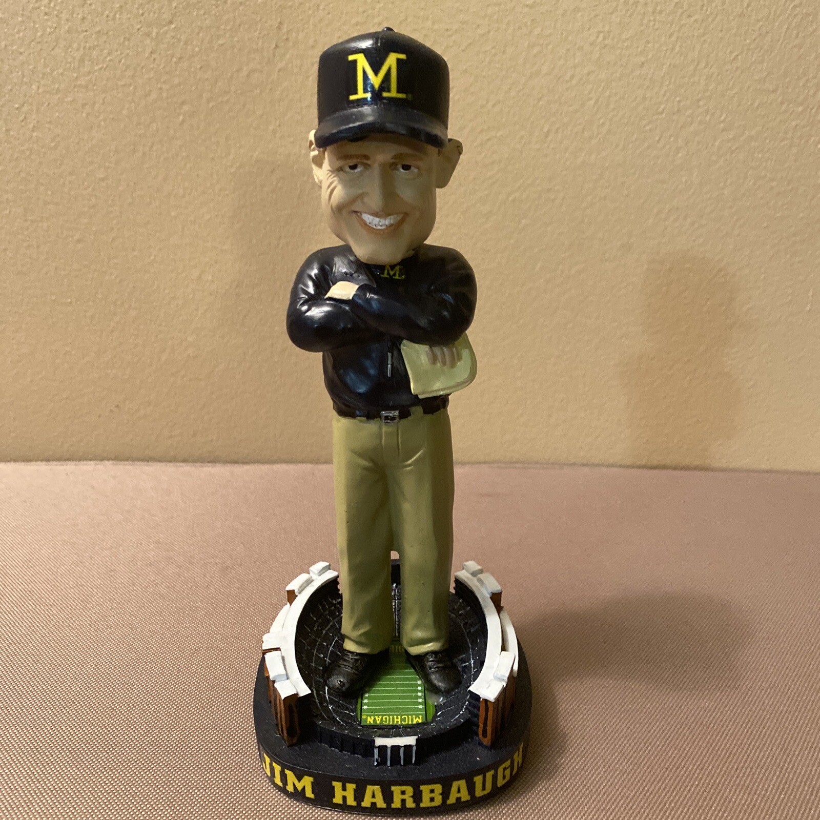 Michigan Wolverines coach Jim Harbaugh Bobblehead forever collectibles ...