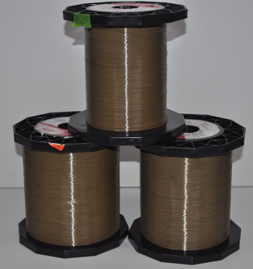 Lot of 3 Partial Bedra 8 Cobracut Spools EDM Wire Type W .010" .25mm ...