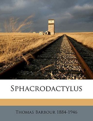 Sphacrodactylus by Thomas Barbour (2010, Trade Paperback) for sale ...