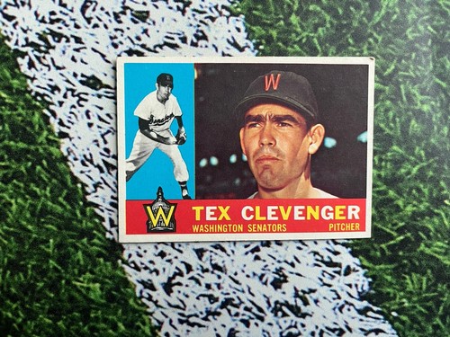 1960 Topps Baseball Tex Clevenger #392 EX Low Cost Shipping | eBay