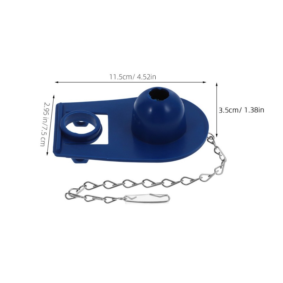 Plastic Flush Valve Seal Replacement Rubber Flapper for Toilet Tank ...