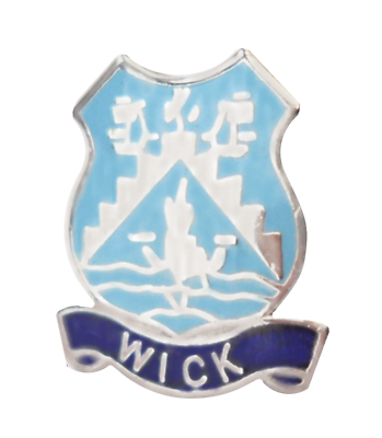 Wick Town Crest Small Pin Badge | eBay