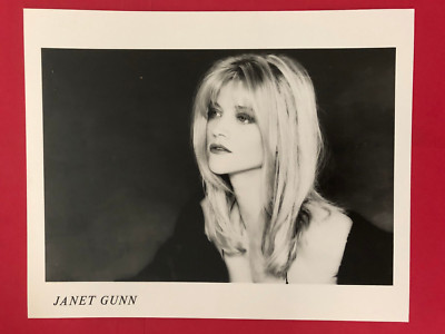 Janet Gunn B&W , original talent agency headshot photo with credits | eBay
