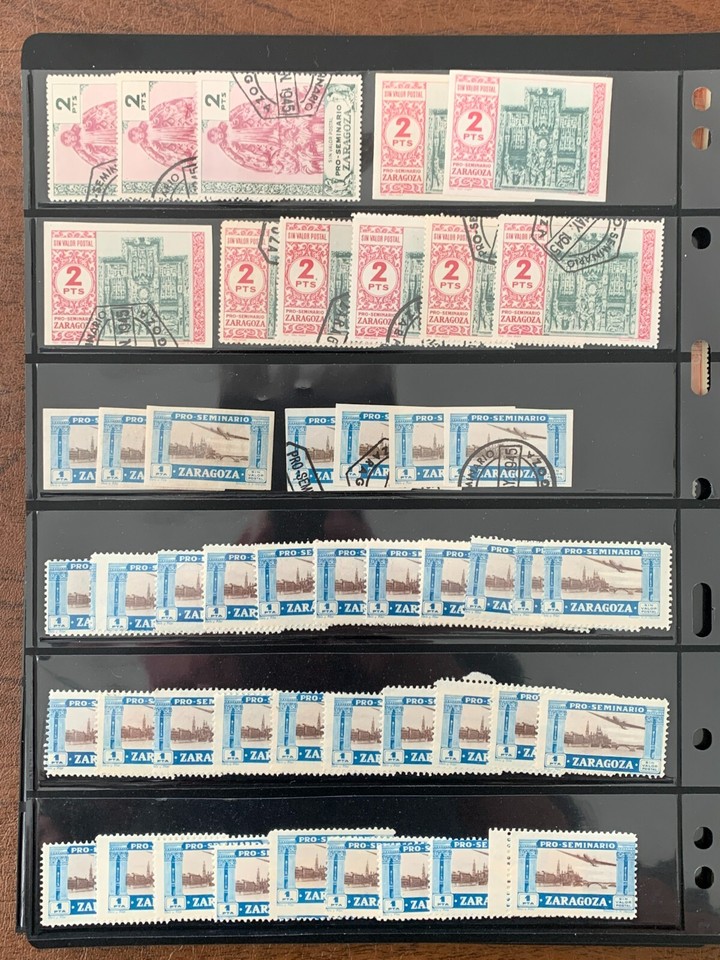 Spain ~ Zaragoza ~ Cinderella Stamp Collection ~ MLH ~ MNH ~ Used | eBay