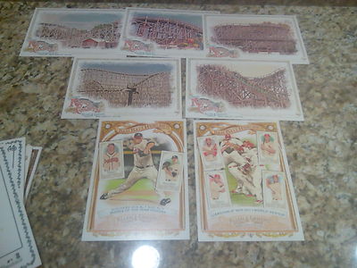 TOPPS HERITAGE 3 CARD PANEL INSERT BOX TOPPER 2012 BASEBALL HIGHLIGHTS ...