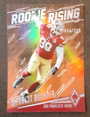 DEFOREST BUCKNER RC 2016 Panini Phoenix #RR-DF Rookie Rising SP /299 ...