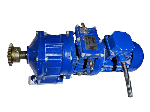MOTOVARIO 20:1 Gear Reducer VH 002/A42 w/ 1/3 hp Motor T63C4 w/speed ...