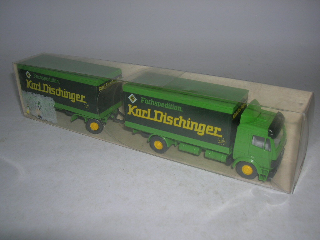 Faller Wiking Mercedes Benz MB Hängerzug Karl Dischinger 1:87 H0 Art ...