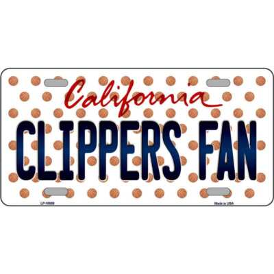 Clippers Fan California Novelty Metal License Plate Tag LP-10859 | eBay