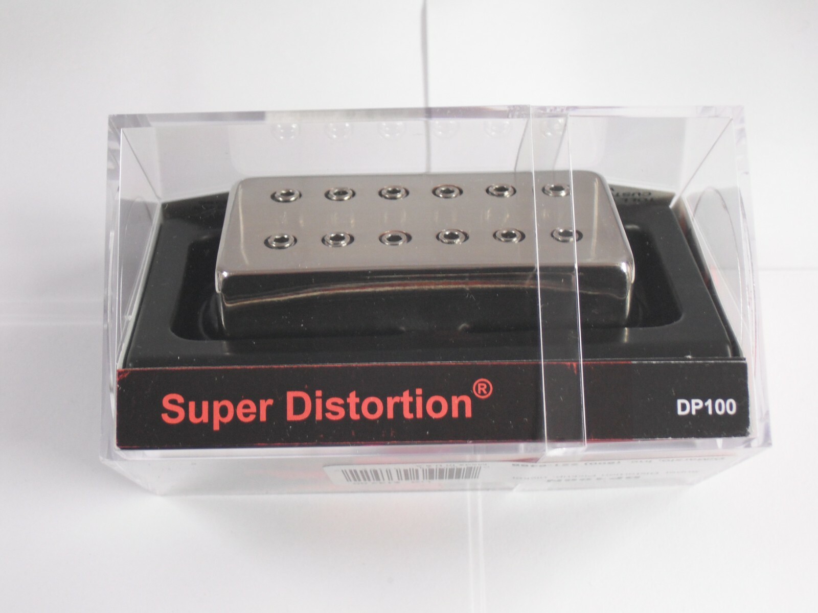 DiMarzio REGULAR-SPACED Super Distortion Bridge W/ Nickel Cover DP 100 ...