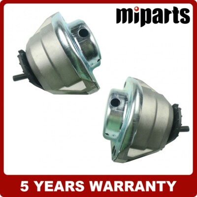 2X Front L R Engine Motor Mounts Set Fit For BMW E60 E61 525i 530i 528i ...