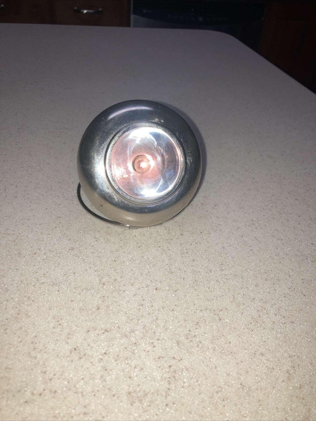 Vtg Chase Art Deco Machine Age Chrome Bomb Flashlight Lamp Light ...