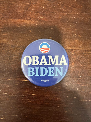 Barack Obama Joe Biden 2008 Official Political Campaign Pin Pinback ...