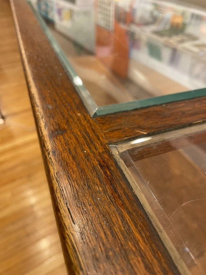 Early 20th-Century Antique Wooden Mercantile Display Case | eBay