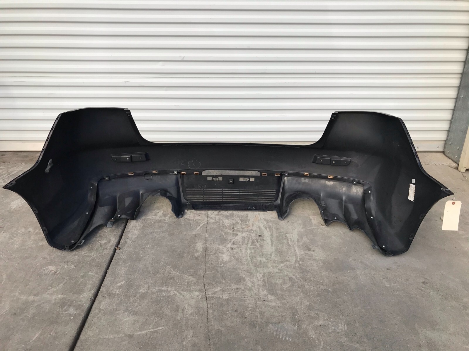 08-15 MITSUBISHI LANCER EVOLUTION EVO X REAR BUMPER COVER PHANTOM BLACK ...