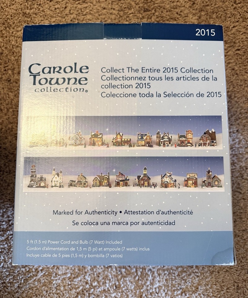 Christmas Village 2015 Carole Towne Collection Caldwell Church 0672910 ...