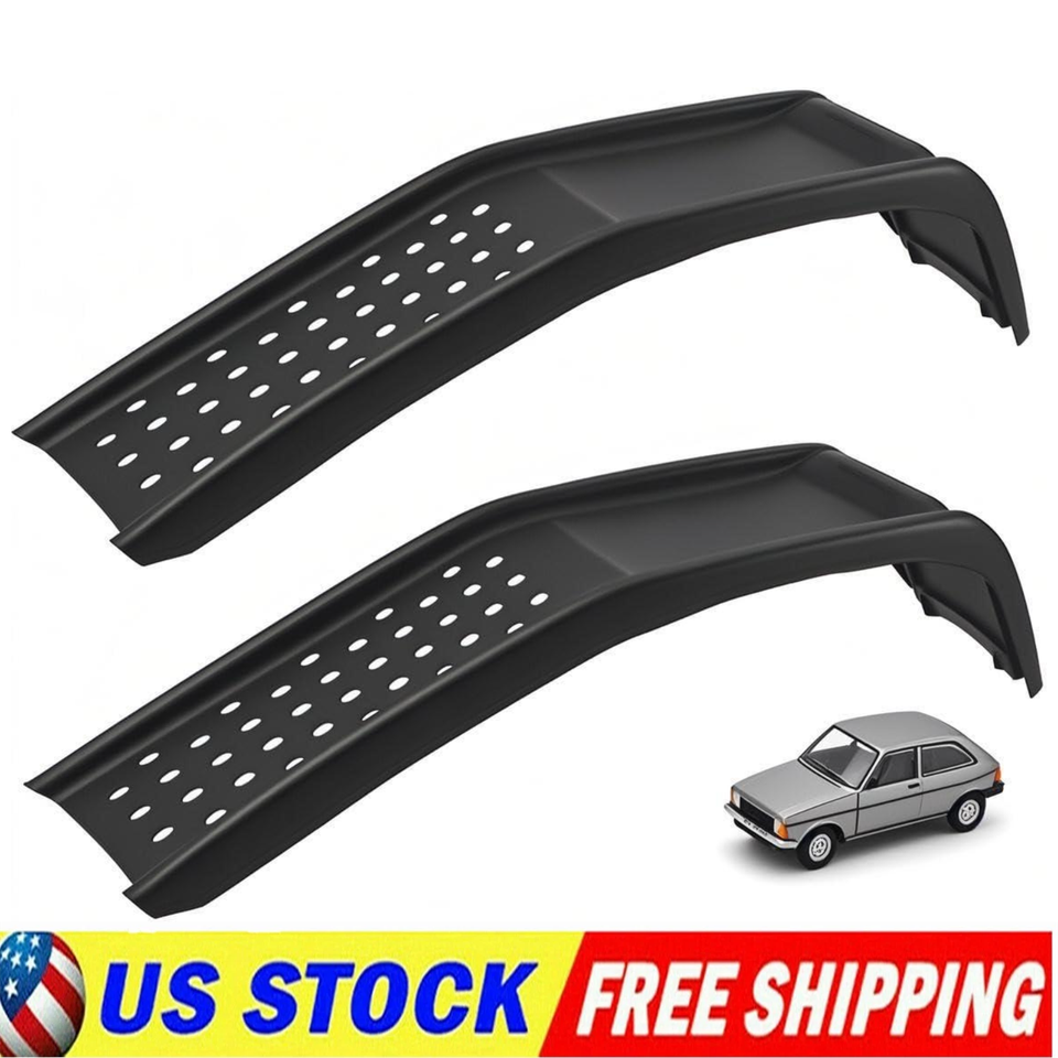 8000lbs Car Ramps Set Auto Ramp Solid Steel Vehicle Truck Repairs Ramps ...