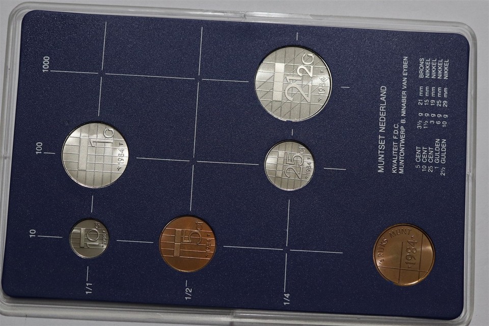 🧭 🇳🇱 NETHERLANDS 1984 CASED MINT SET B88 #66 BX16 | eBay